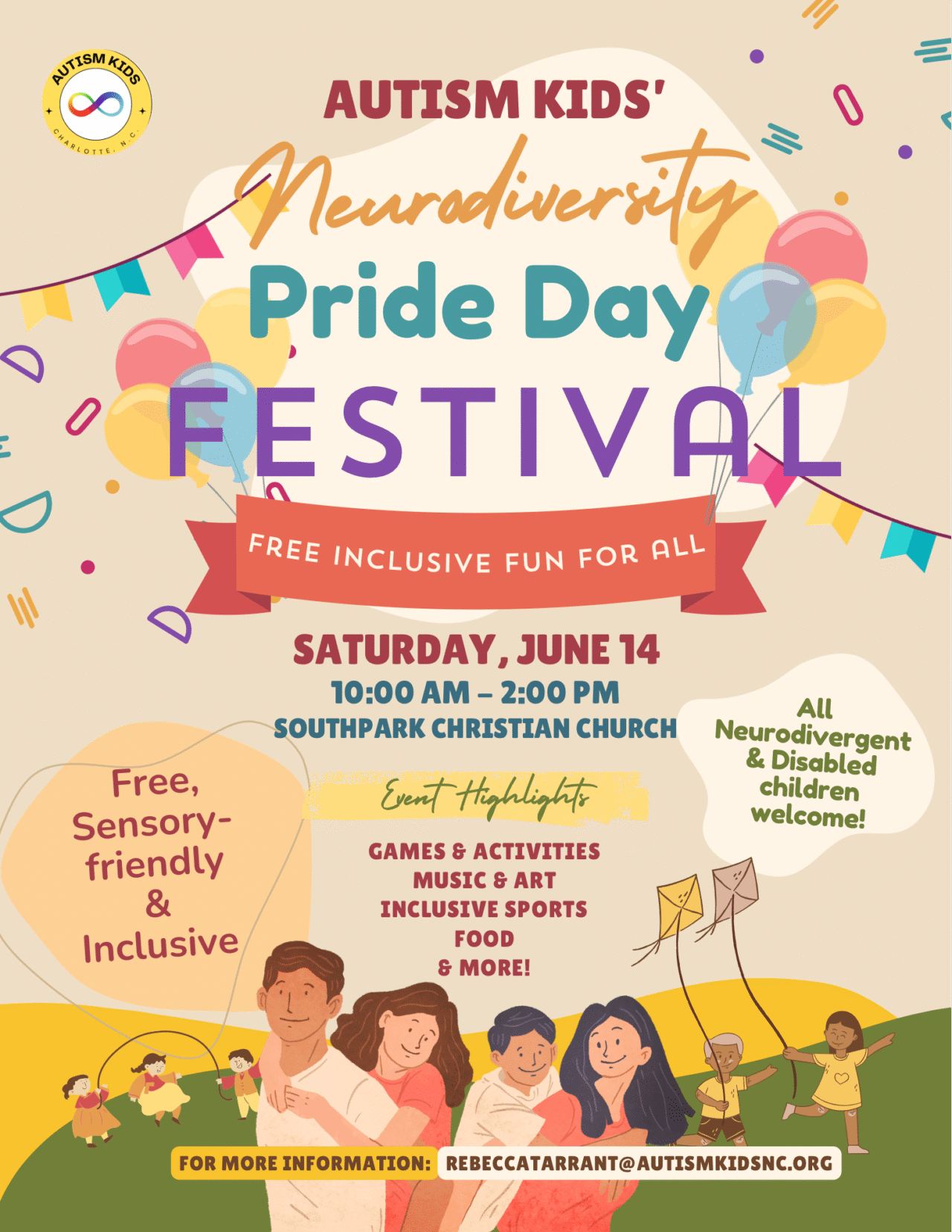 Autism Kids’ 3rd Annual Neurodiversity Pride Day Festival ...