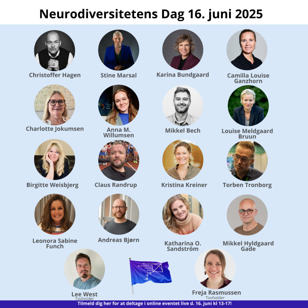 Neurodiversitetens Dag Danmark – Fejring på Youtube med videooplæg – June 15 | Neurodiversity ...