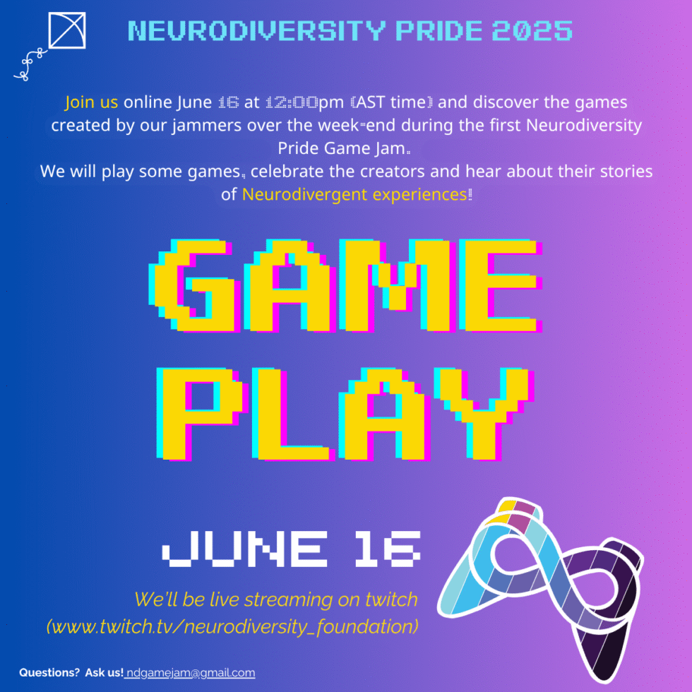 Neurodiversity Pride Game Play 2025 | Neurodiversity Pride Day | June 16 2025 | ND Pride Week 2025
