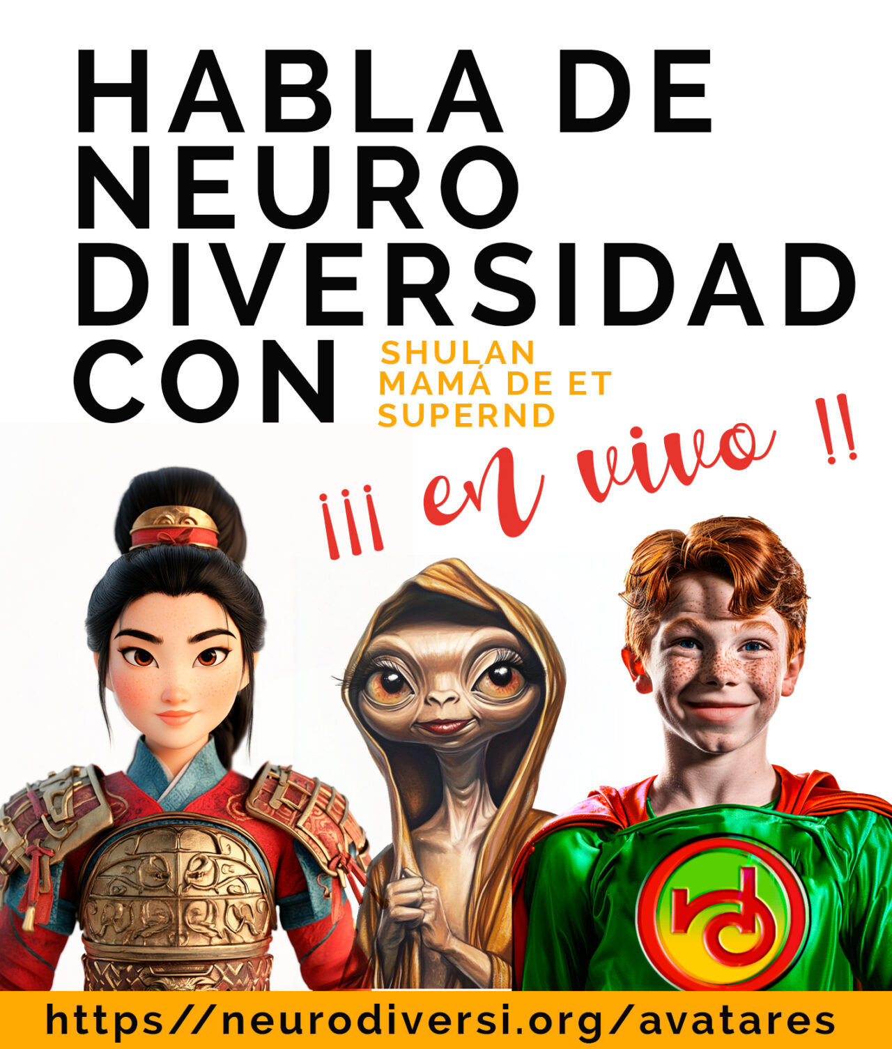 Habla de neurodiversidad con SHULAN, SUPERND o la MAMÁ de ET ...